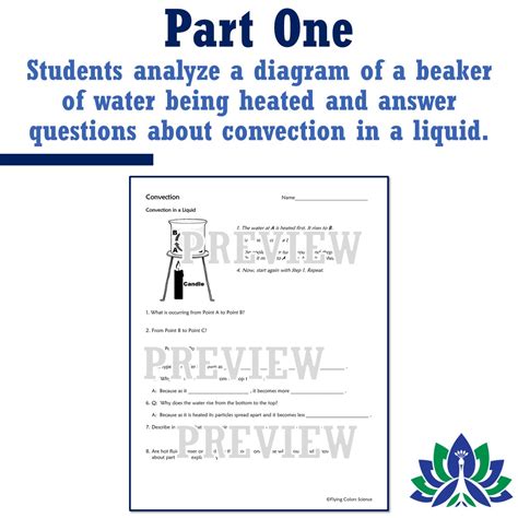 Heat And Convection Worksheet Flying Colors Science