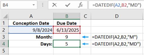 Formulas For Calculating Work Experience Periods In Excel