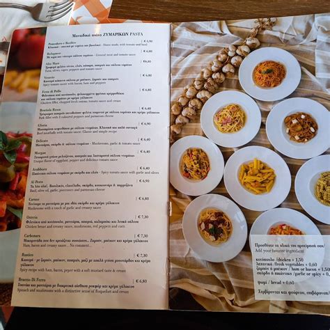 Menu At Pasta Viva Glyfada