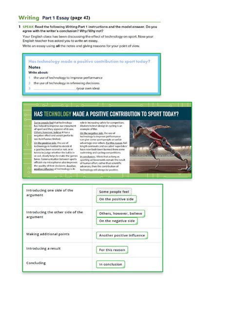 Writing An Essay For The Fce Writing Part 1 Exam 2 Pdf Sports Essays