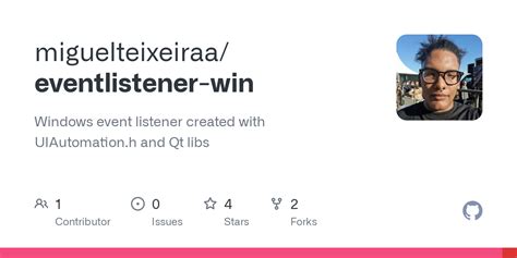 Github Miguelteixeiraaeventlistener Win Windows Event Listener