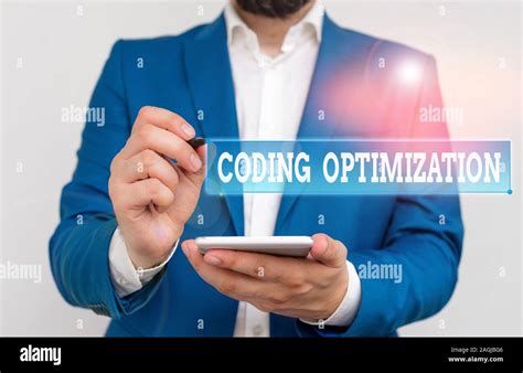 Writing Note Showing Coding Optimization Business Concept For Method