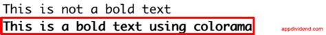 Printing Bold Text In Python Console Gui Web Pdf Logging Jupyter Notebook