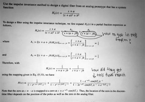 solved text digital signal processing filter design please show all steps make sure to