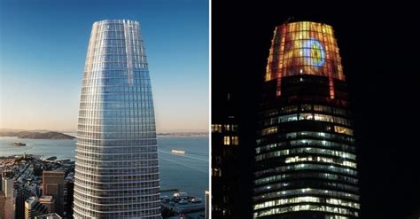 Salesforce Tower Transformed Into Eye Of Sauron For Halloween