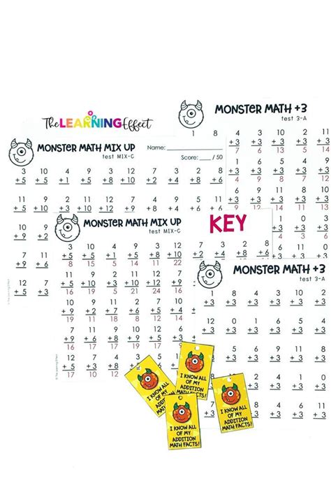 Addition Timed Tests Math Fact Fluency Practice Worksheets And Tracker