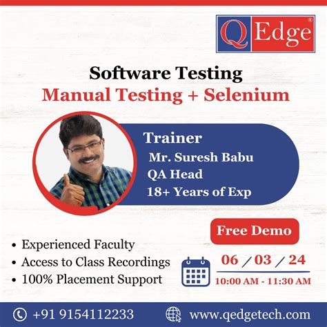 Qedge Technologies On Linkedin Softwaretesting Manualtesting
