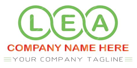 Premium Vector Lea Letter Logo Design