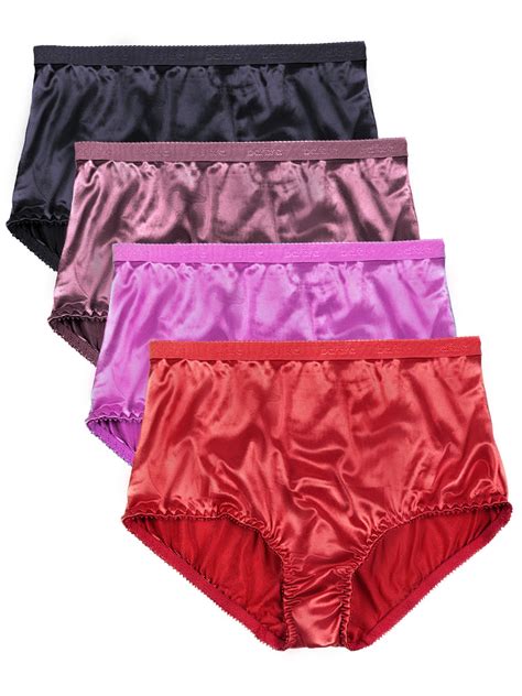 Satin Full Coverage Brief Panties Multi Pack B2body Formerly Barbra