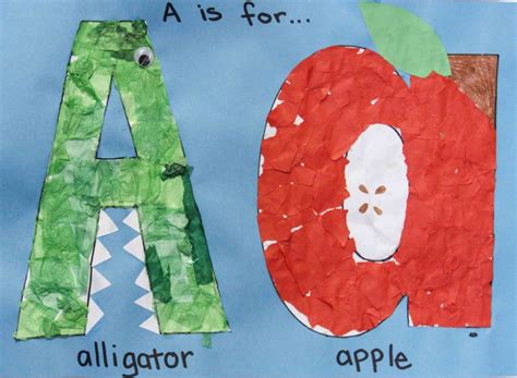 Letter A Art And Craft For Preschoolers At Janis Russell Blog