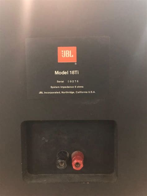Jbl Speakers Model Ti Audio Soundbars Speakers Amplifiers On Carousell