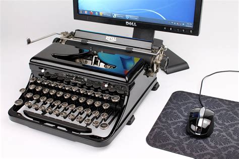 Usb Typewriter ~ Usb Typewriter Computer Keyboard Dock Royal Model O