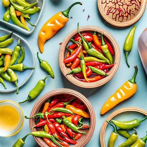 Premium Photo Chilli Pattern With A Pastel Background Pattern Background Design