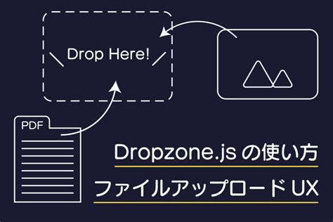 Dropzonejsでファイルアップロードのuxを高める Kumatechlab