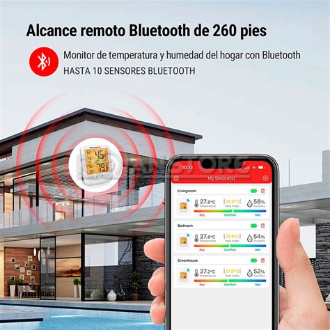 Sensor Temperatura Humedad Bluetooth Inalambrico Thermopro Roian Store