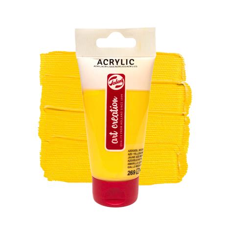 Acrilico Amarillo Azo Med 269 Art Creation Tubo 75ml Libreria Moderna