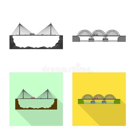 Vector Design Of Connection And Design Sign Set Of Connection And Side Vector Icon For Stock