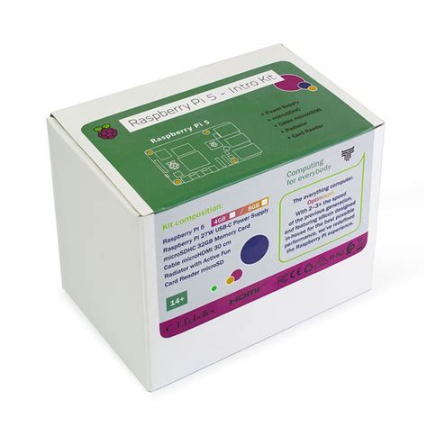 Набор Raspberry Pi 5 Intro Kit 8gb купить на Ozon по низкой цене