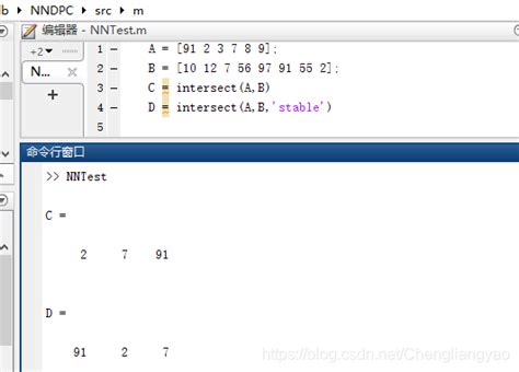 matlab中对两个数据求交集，并按照某个数据集的顺序返回 matlab 交集 csdn博客