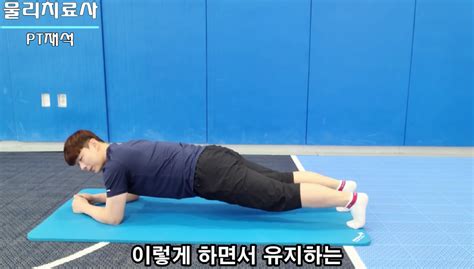 플랭크 자세 핵심 포인트 3가지 맞춤영양제 필리