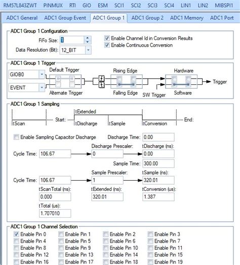 Launchxl2 Rm57l Adc Output Coming In Groups Of 16 Points Arm Based Microcontrollers Forum