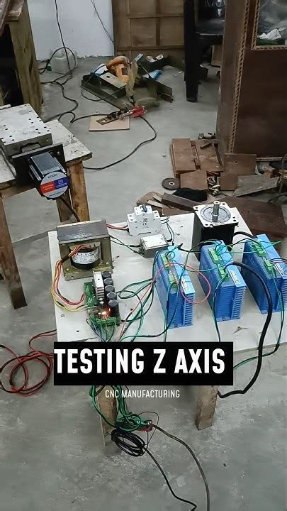 Cnc Manufacturing Testing Z Axis Cncrouter Cnc Cncmachine Trending Viral Shorts