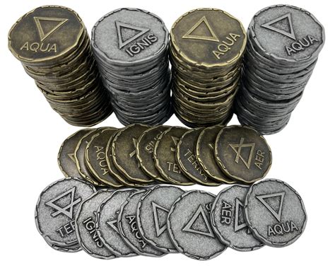 Fake Money Metal Dnd Coin Set Perfect Dungeons And Dragons Ts