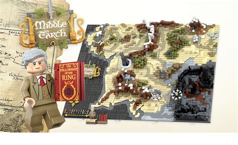 Lego Ideas A Map Of Middle Earth Project Creation Achieves 10 000 Supporters