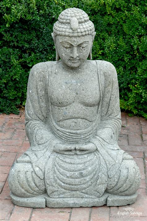 Large Seated Buddha Garden Statue