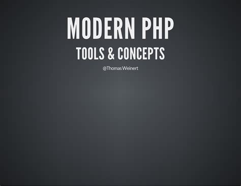 Modern Php Speaker Deck