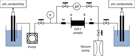 Experimental Setup Used For The Percolation Experiments P Is The