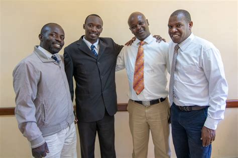 The New Githurai Ward Members Of The Bishopric From Left Godfrey