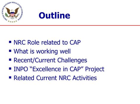 Ppt Corrective Action Program Effectiveness A Regulatory Perspective Powerpoint Presentation