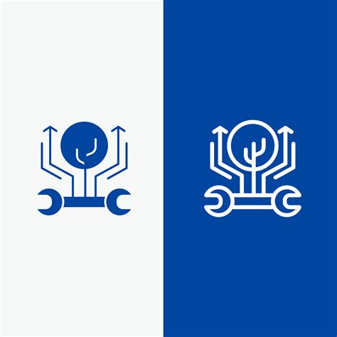 Development Engineering Growth Hack Hacking Line And Glyph Solid Icon Blue Banner Line And Glyph