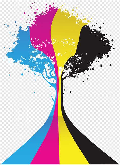 Multicolored Tree Cmyk Color Model Rgb Color Model Colours Text Computer Wallpaper Color