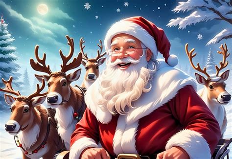 Download Ai Generated Santa Claus Christmas Royalty Free Stock