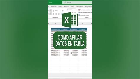 Como Apilar Datos En Excel Excel Exceltips Exceltutorial Shorts