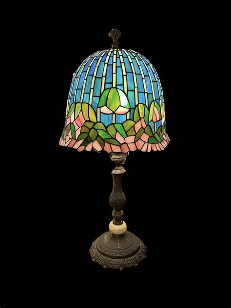 Tiffany Style Bronze Glass Lamp Ark Antiques La Jolla Ca