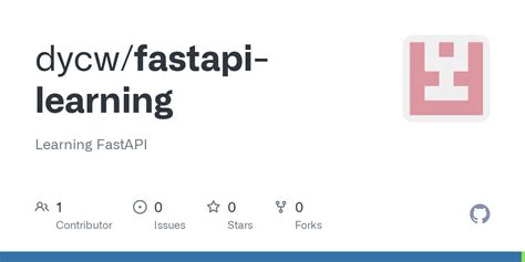 Github Dycwfastapi Learning Learning Fastapi