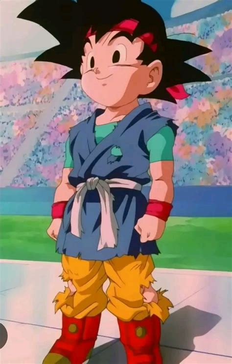 Son Goku Jr Dragon Ball Dragon Ball Gt Red Footwear Red Wristband Anime Screenshot Non