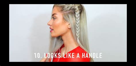 Looks Like A Handle Small Side Braid Away From Face Side Braid