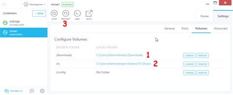 How To Install Sonarr On Docker Using Kitematic GUI SHB