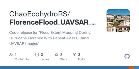 Github Chaoecohydrors Florenceflood Uavsar Repo Code Release For Flood Extent Mapping During
