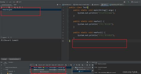 idea使用revert commit进行代码回退 idea回退commit后代码 csdn博客