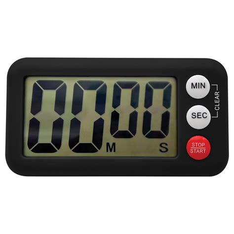 Magnetic Digital Classroom Timer Black Tcr21041 Teacher Created Resources Timers