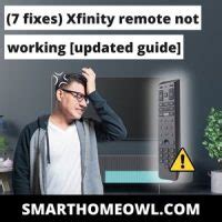 Fixes Xfinity Remote Not Working Updated Guide SmartHomeOwl