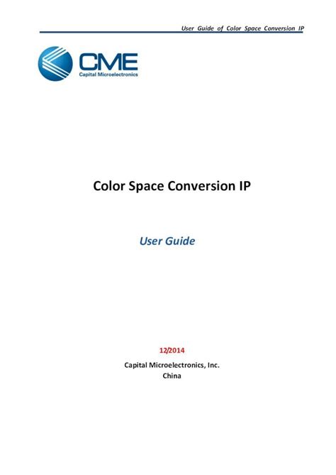 pdf color space conversion ip rgb to ycbcr converter supports rgb 6 bits 8 bits and 10 bits