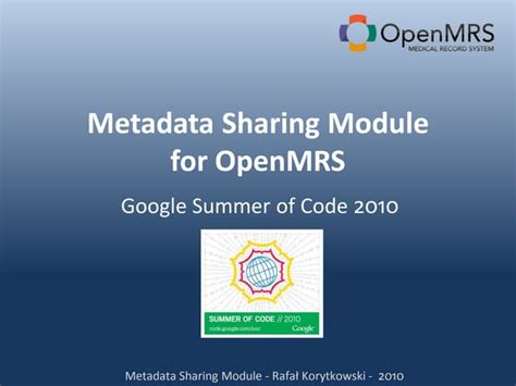 Metadata Sharing Module Pdf