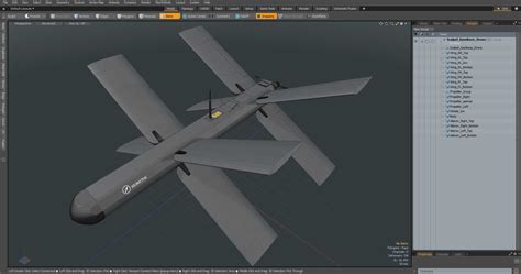 Scalpel Kamikaze Drone Model Turbosquid 2177632
