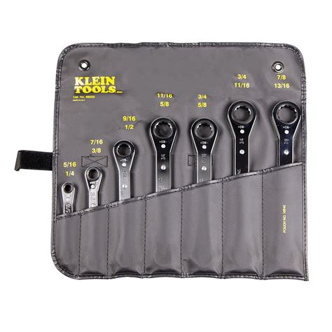 Klein Tools Ratcheting Box Wrench 7 Piece Set Columbia Safety And Supply